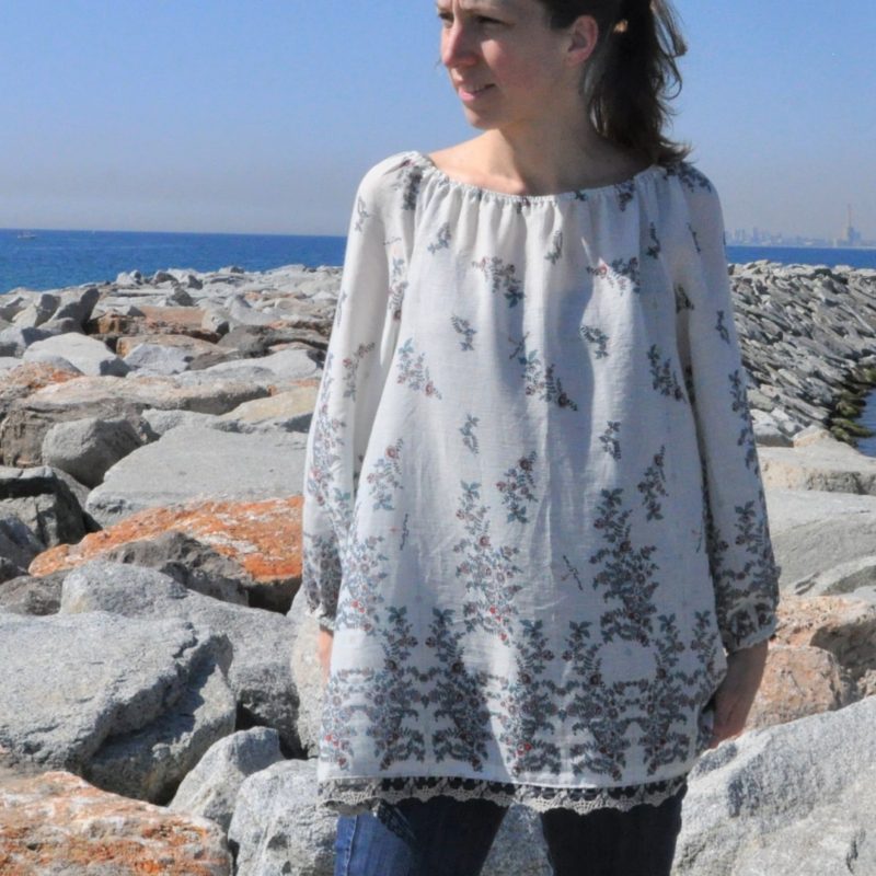 Eleni Top Tunic Dress Sewing Pattern (PDF) - Designer Stitch