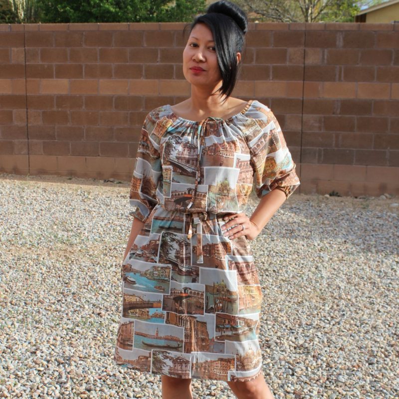 Eleni Top Tunic Dress Sewing Pattern (PDF) - Designer Stitch