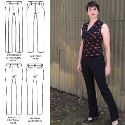 How to Shorten Your Front Rise - Designer Stitch