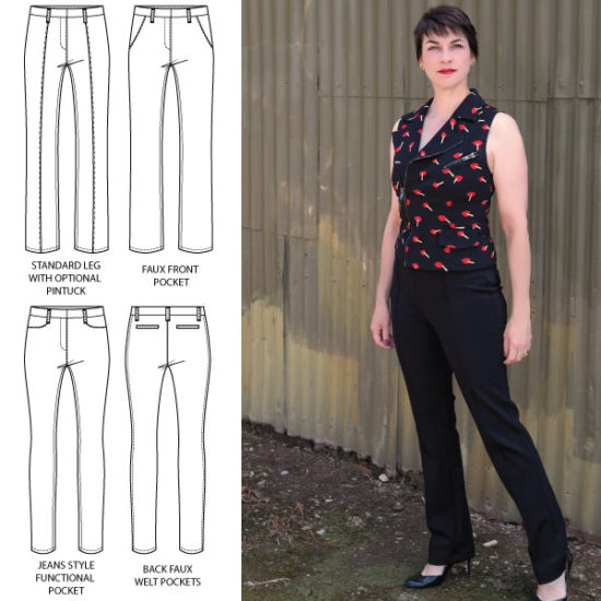 How to Shorten Your Front Rise - Designer Stitch